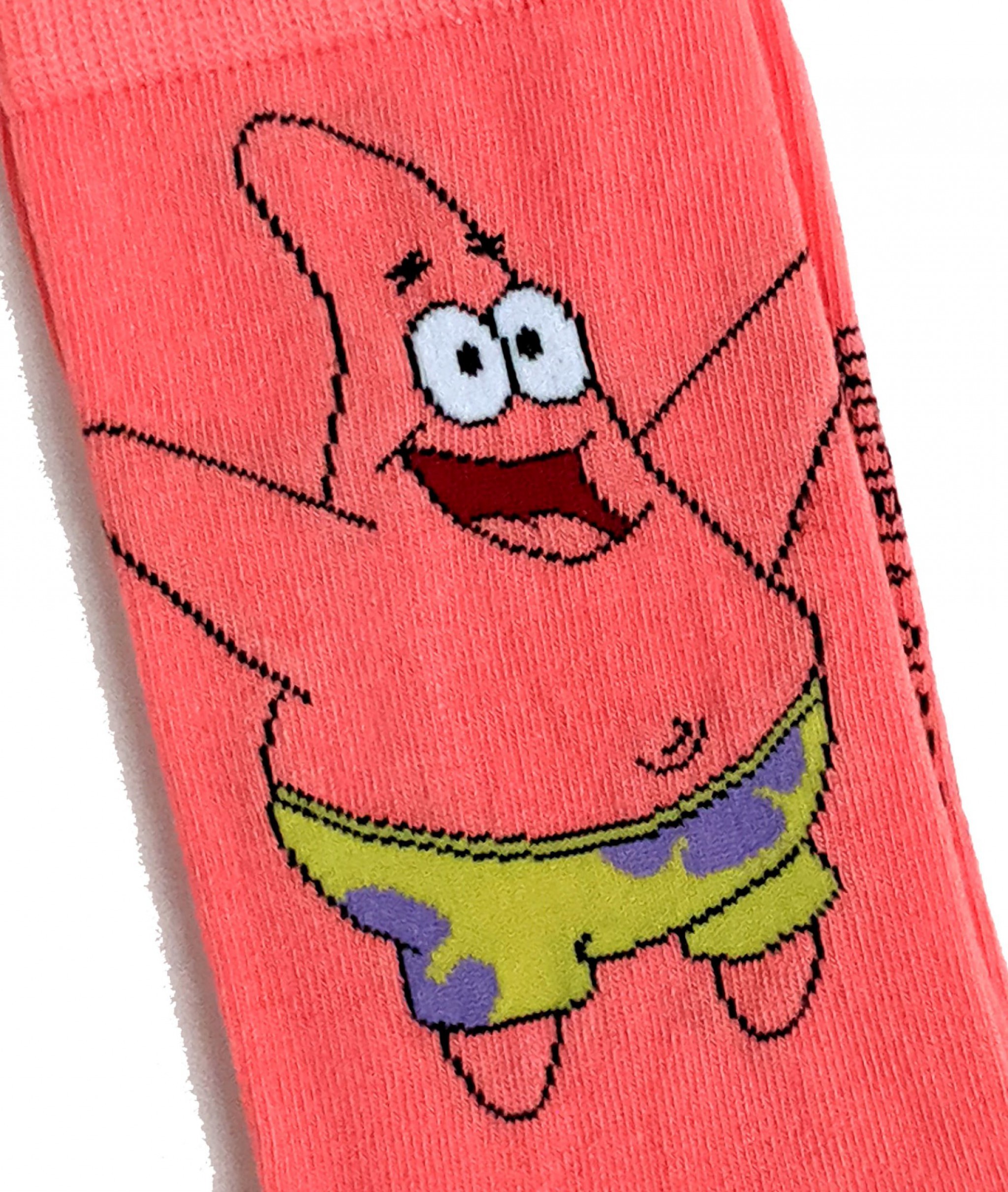 MENS SPONGEBOB SQUAREPANTS Patrick Star Fish Socks 6-11 Uk / 39-45 Eur ...