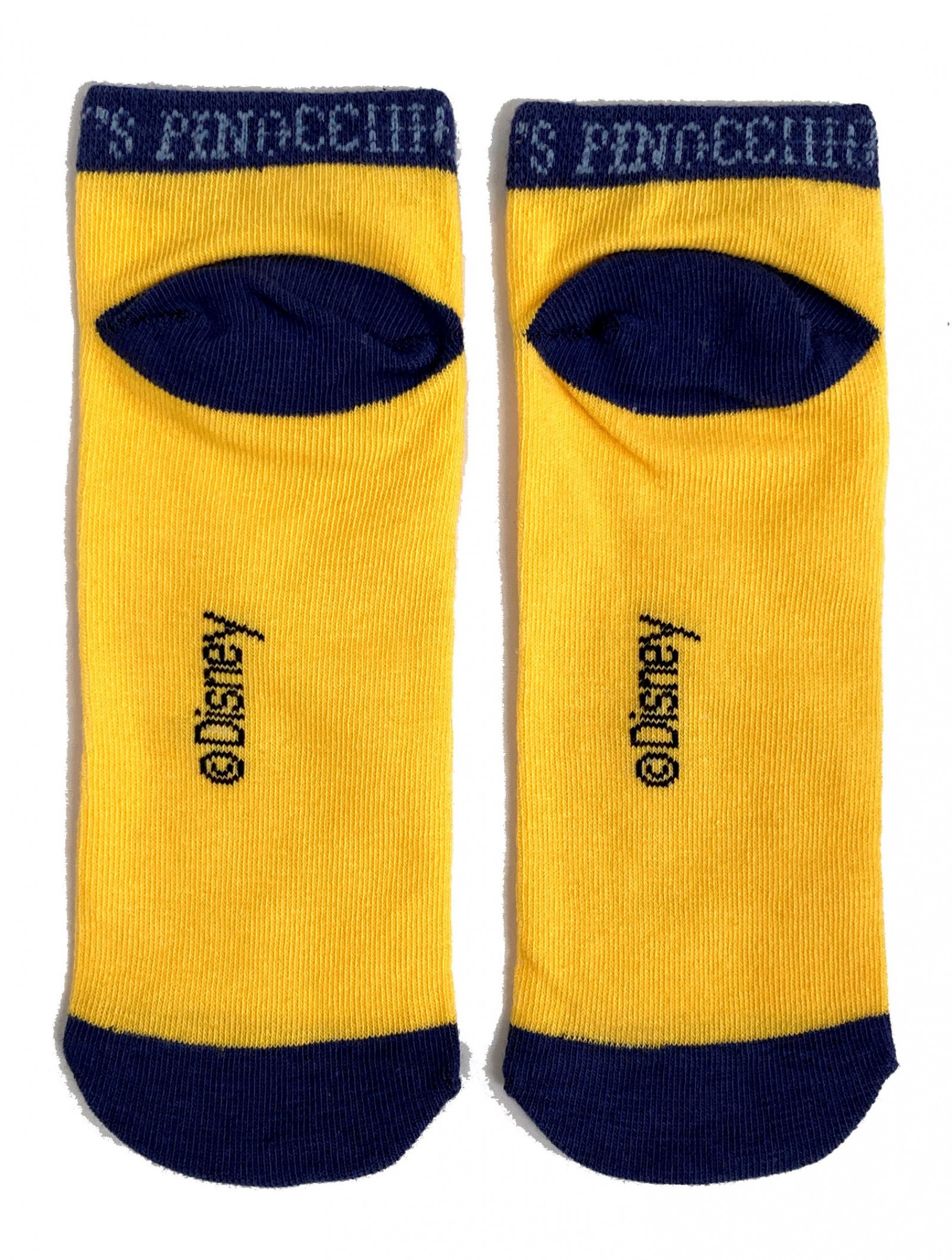 Ladies Bright Yellow Pinocchio Shoe Liners Socks 4-8 UK / 37-42 Eur / 6 ...